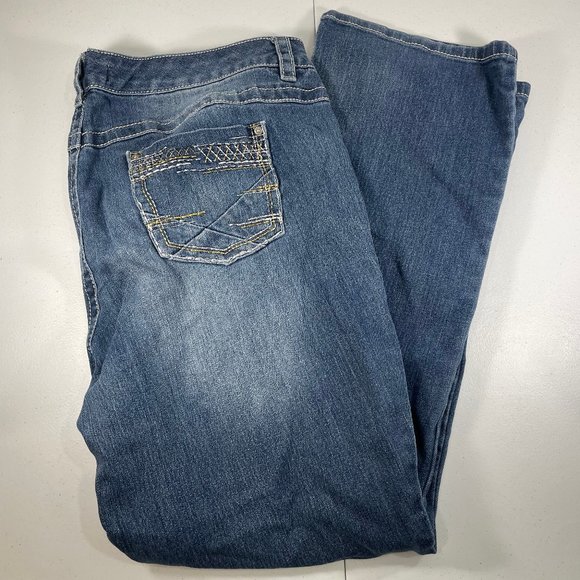 Cato | Jeans | Cato Denim Blue Jeans Womens Plus Size Curvy 6w Boot Cut ...